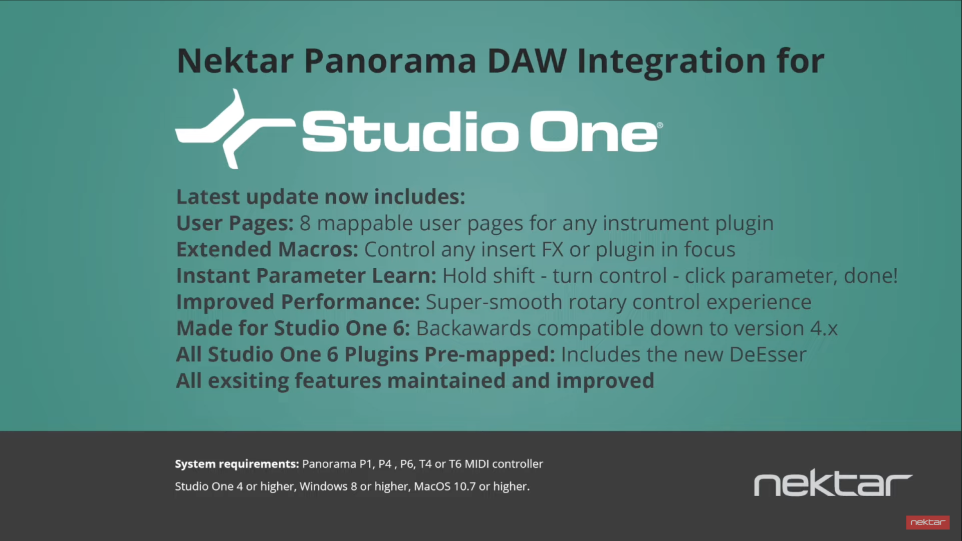 Panorama P-Series & Studio One – Sound And Music